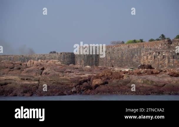 Sindhudurg Fort built by Chhatrapati Shivaji Maharaj in the center of ...