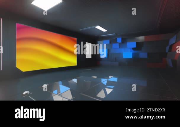 Interactive Virtual TV Studio: Captivating Set for Dynamic Multimedia ...