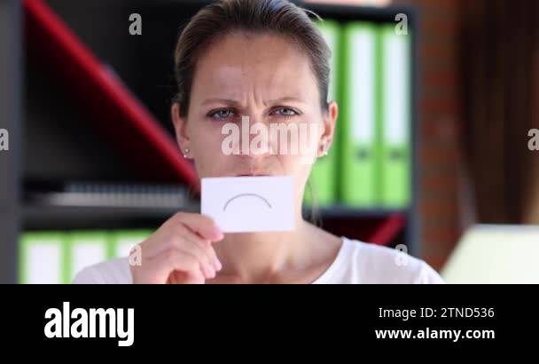 Sad smiley sadness unhappy depression Stock Videos & Footage - HD and ...