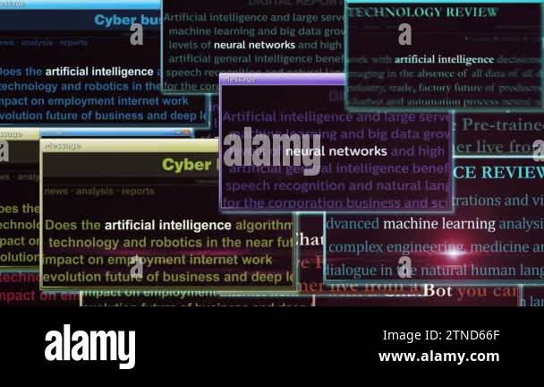 Artificial intelligence chatbot machine learning and neural networks ...