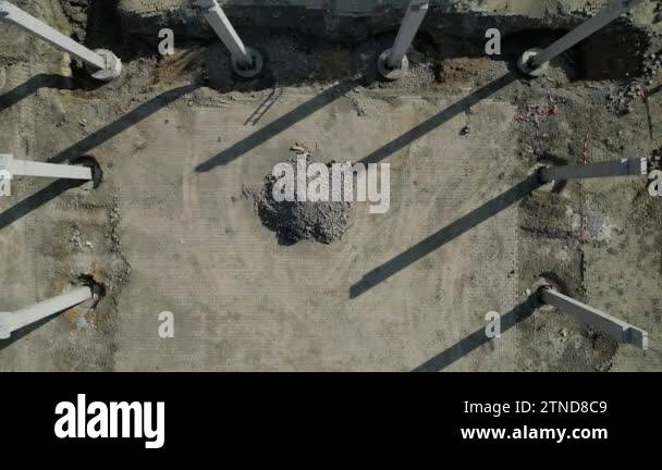 Prefabricated concrete skeleton frame Stock Videos & Footage - HD and ...
