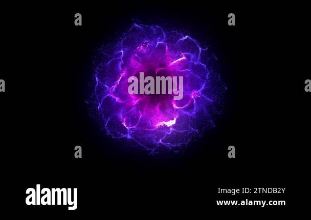 Shockwave particle explosion animation motion graphic abstract effect. 3d explosion Shockwave ...