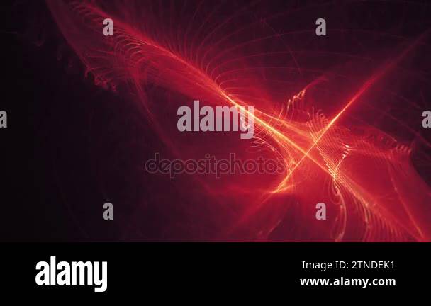 Footage Looping Abstract Background Red Light Effects on Black Screen ...