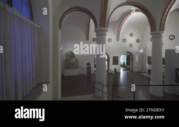 Bayerisches Nationalmuseum In Munich, Bavaria, Germany January 10, 2023. Interior Bavarian ...