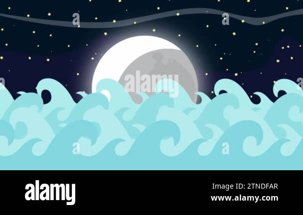 Moon drawing vector Stock Videos & Footage - HD and 4K Video Clips - Alamy
