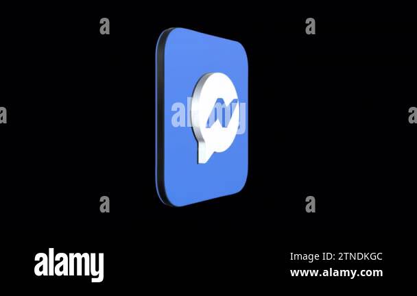 Make Your Project Unforgettable with 3D Messenger Logo Animation ...