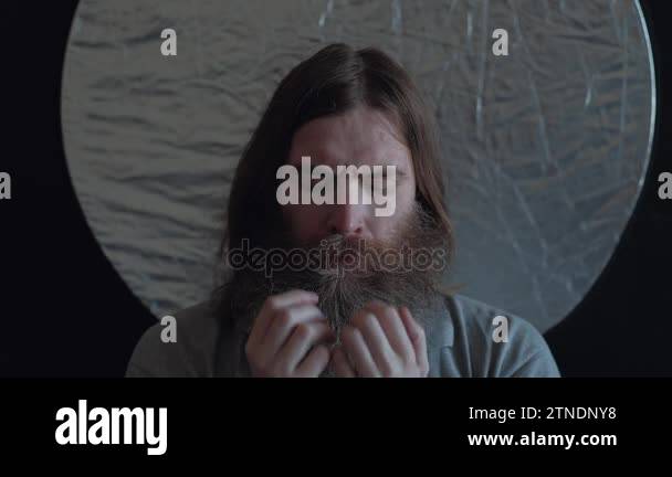 Sad with a beard Stock Videos & Footage - HD and 4K Video Clips - Alamy