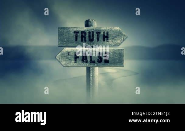 Truth or lies road sign Stock Videos & Footage - HD and 4K Video Clips ...
