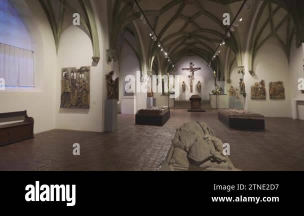 Bayerisches Nationalmuseum In Munich, Bavaria, Germany January 10, 2023. Interior Bavarian ...