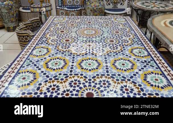 Zellige tiles fes morocco Stock Videos & Footage - HD and 4K Video ...