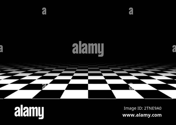 Abstract CGI motion background with moving checkered surfaces in ...