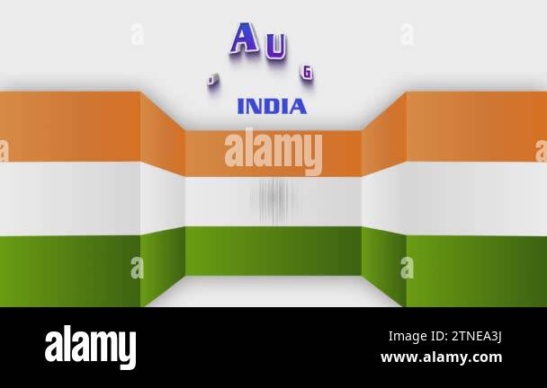 Prospective Indian Flag Animation. Ashok Chakra Rotating 360 Degrees ...