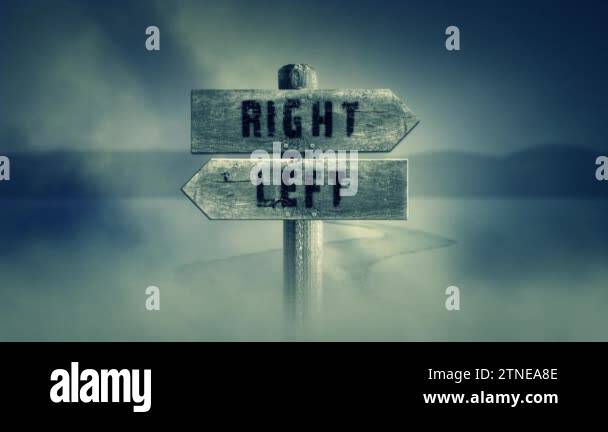 Left or right road sign concept Stock Videos & Footage - HD and 4K ...