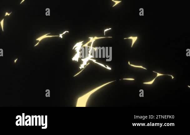 Cartoon explosion blue color anime explosion graphic Stock Video ...