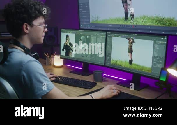 Video game 3d modeling Stock Videos & Footage - HD and 4K Video Clips ...