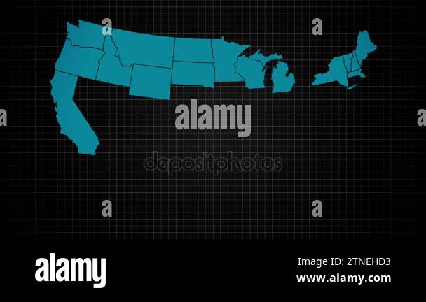 50 states graphics Stock Videos & Footage - HD and 4K Video Clips - Alamy