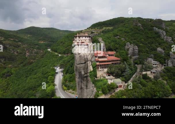 Meteora, one of the largest and most precipitously built complexes of ...