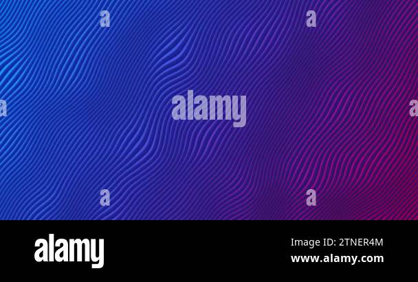Abstract Gradient Neon Background With Wave Animation Texture Seamless Loop Stock Video