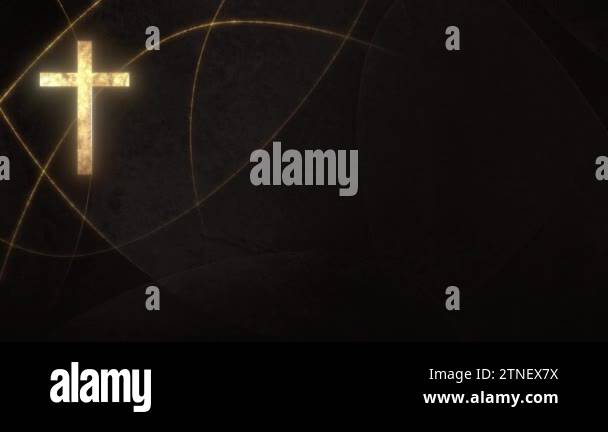 Liturgic velvet with golden Christian Russian Orthodox Cross. 3D ...