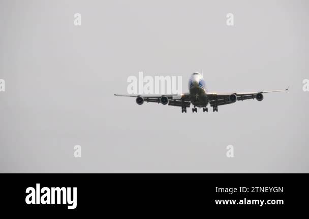 MOSCOW, RUSSIAN FEDERATION - SEPTEMBER 13, 2020: Cargo jumbo jet of ...