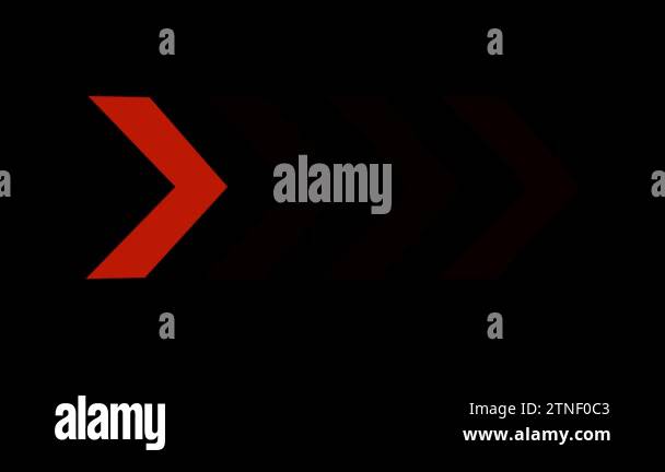 Animated arrows for the overlay video layer. swipe up animation Stock ...