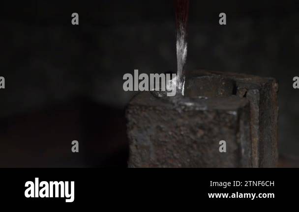 Pouring molten lead alloy Stock Videos & Footage - HD and 4K Video ...