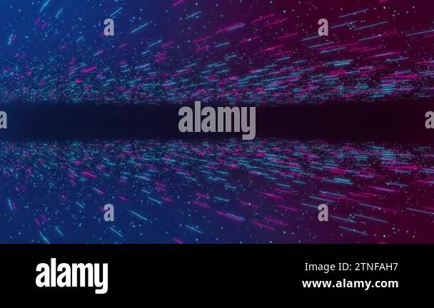 Big data. Futuristic cyber stream blue background. Cyber technology ...