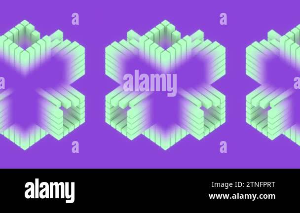 Abstract futuristic fashion background with endless animated neon ...