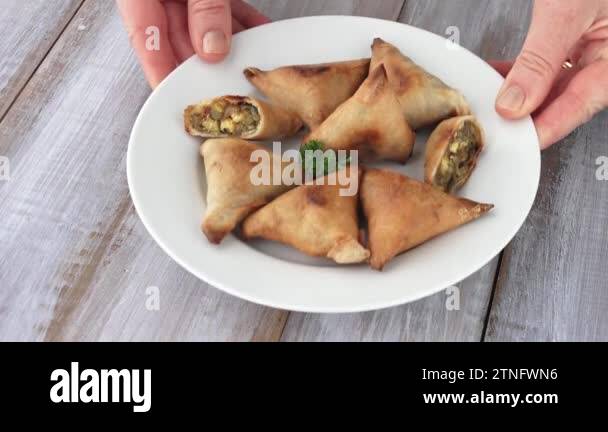 Authentic homemade samosas Stock Videos & Footage - HD and 4K Video ...