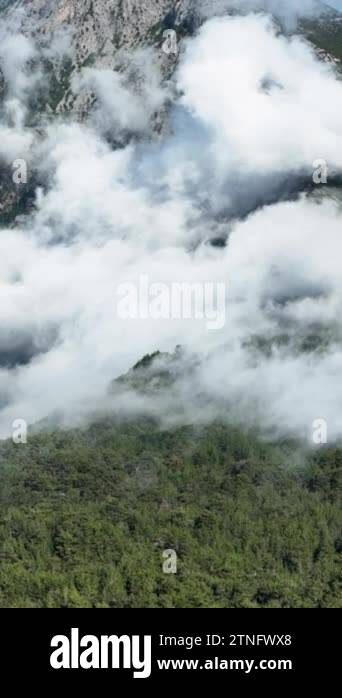 Discover natures masterpiece in an awe-inspiring aerial view of cloud ...