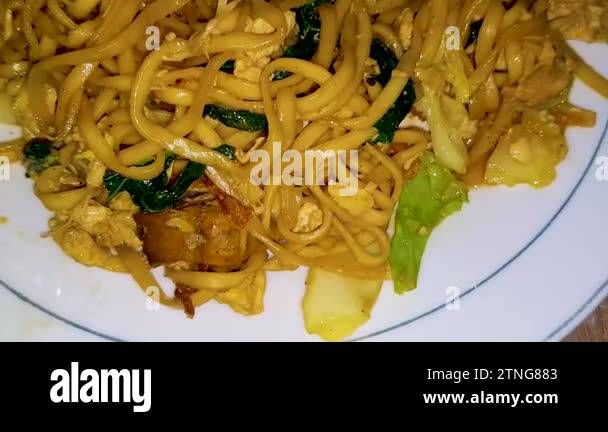 Mie goreng Jawa, traditional javanese fried noodle sweet and savory ...