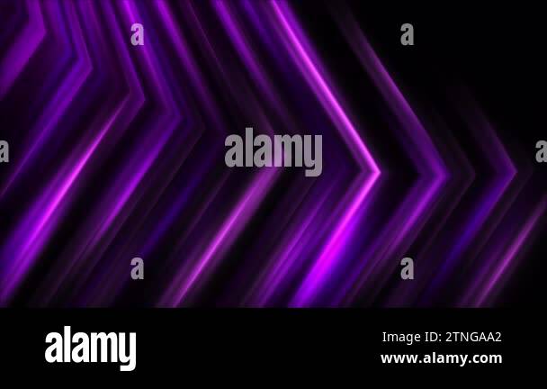 Glowing purple arrow lines with direction of movement. Seamless looping ...