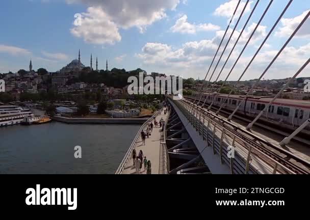 Halic,istanbul,Turkey.August 2,2023.Enchanting Views of Istanbul from ...