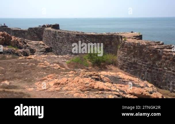 Sindhudurg Fort built by Chhatrapati Shivaji Maharaj in the center of ...