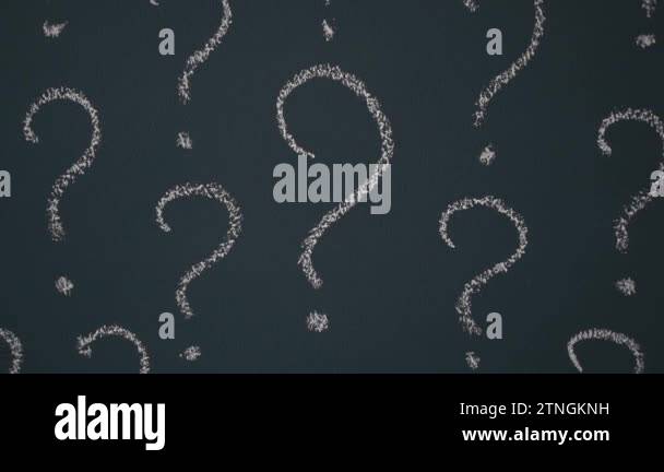 Question mark on the blackboard. Answer, question, education, problem ...