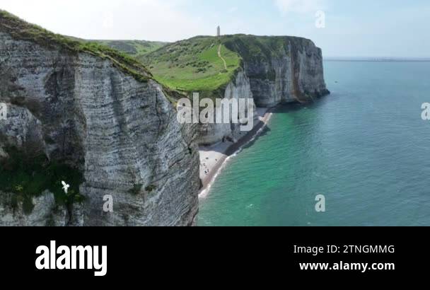 White cliffs on normandy coast Stock Videos & Footage - HD and 4K Video ...