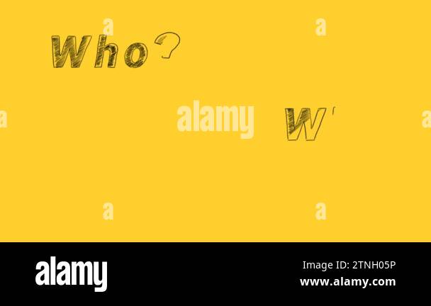 Six most common questions Who, what, where, when, why, how with ...