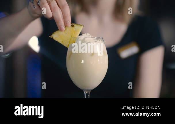 Pina colada cocktail classic Stock Videos & Footage - HD and 4K Video ...