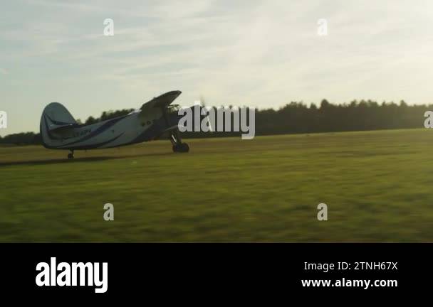 Propeller airplane taking off field Stock Videos & Footage - HD and 4K ...