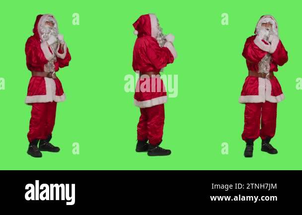 Saint nick hail someone on camera, asking people to come over and join ...