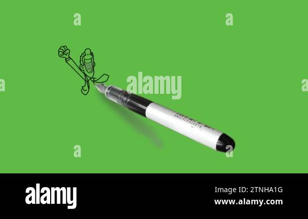 draw young man grown up BUSINESS to fill air with pump set and other ...