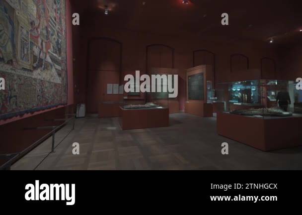 Bayerisches Nationalmuseum In Munich, Bavaria, Germany January 10, 2023. Interior Bavarian ...