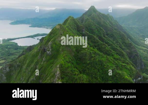 Kualoa Ranch on Oahu island Hawaii. Summer Inspiring Landscape, scenic ...