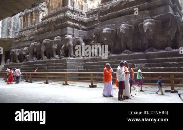 Aurangabad, Maharashtra, India - June 14, 2022 : ancient cave complex ...