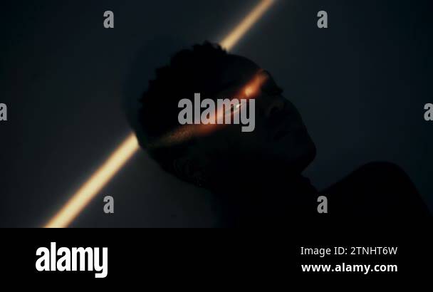 Model with stylish appearance poised poses challenges beauty standards ...