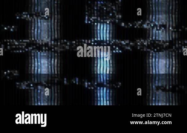Digital pixel Noise Glitch effect Distortion Abstract Animation Pixel Error Video Damage. Visual ...
