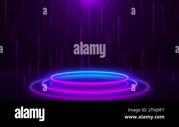 Motion Graphic 4k Flying Into Digital Technologic Tunnel3d Big Data Digital Tunnel Square With