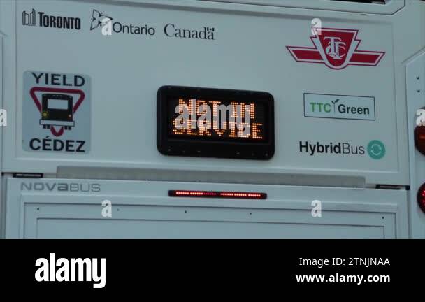 Electronic bus stop sign Stock Videos & Footage - HD and 4K Video Clips ...