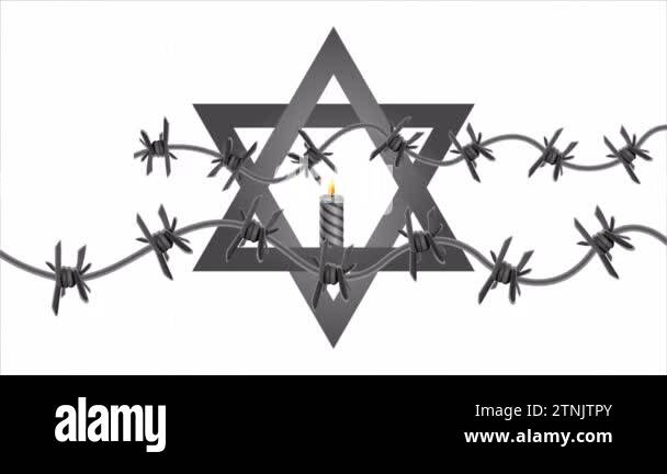 Day of Remembrance of the Jewish Genocide during World War II, art ...