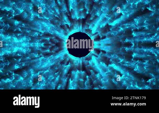 Big data visualization. Abstract dynamic particles. Abstract space ...